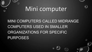 Types of computers | PPT