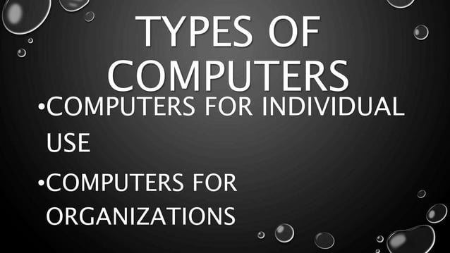 Types of computers | PPT