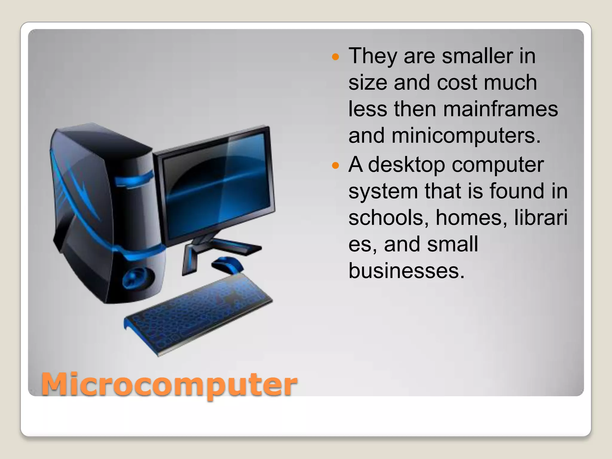 Types of computers ii | PPTX