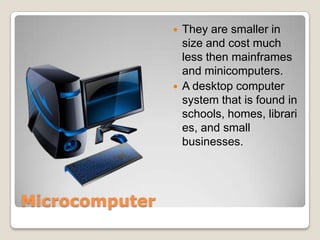 Types of computers ii | PPTX