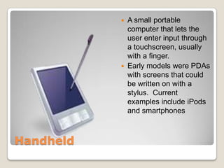Types of computers ii | PPTX
