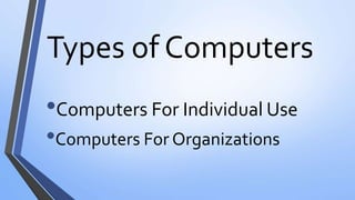 Types of computers | PPT
