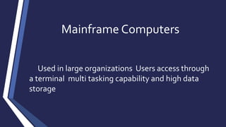Types of computers | PPT