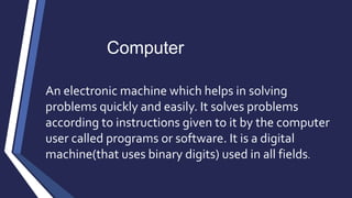 Types of computers | PPT