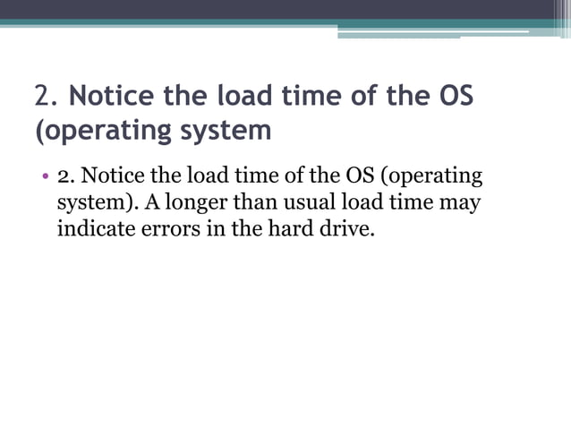 Types of computer system error | PPTX | Operating Systems | Computer ...