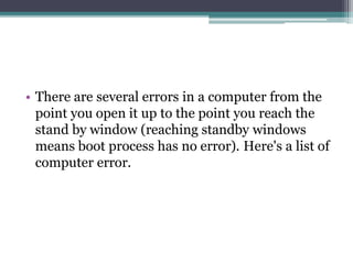 Types of Computer System Errors.pptx