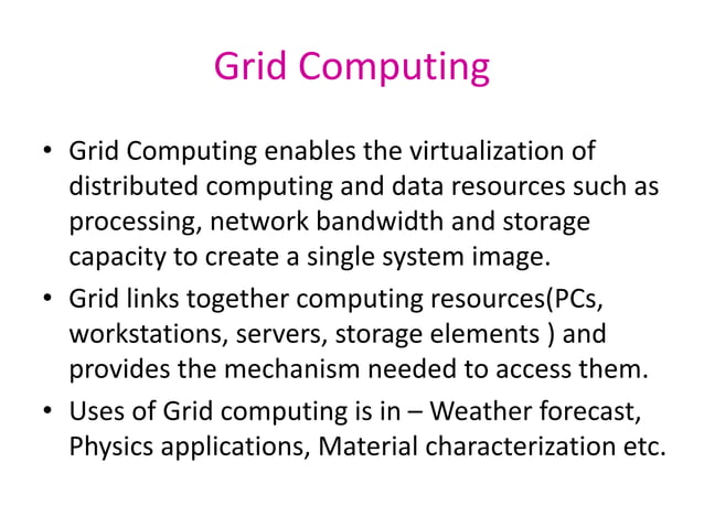 Types of computing | PPTX | Cloud Computing | Internet