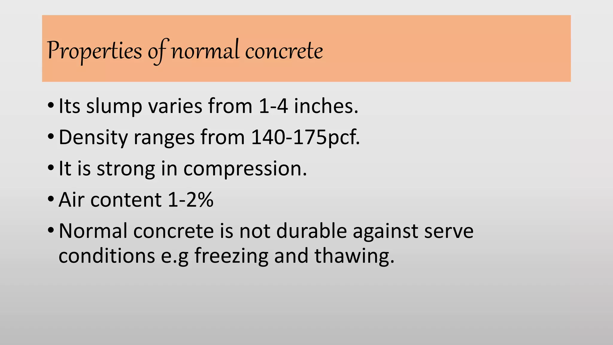 Types of concrete | PPTX | Civil Engineering Industry | Industries