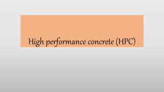 Types of concrete | PPTX
