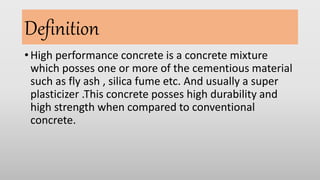 Types of concrete | PPTX