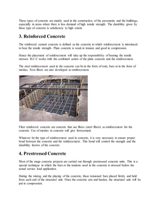Types of concrete | PDF