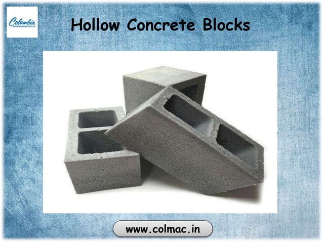 Types of Concrete Block Used in Building Construction | PPT