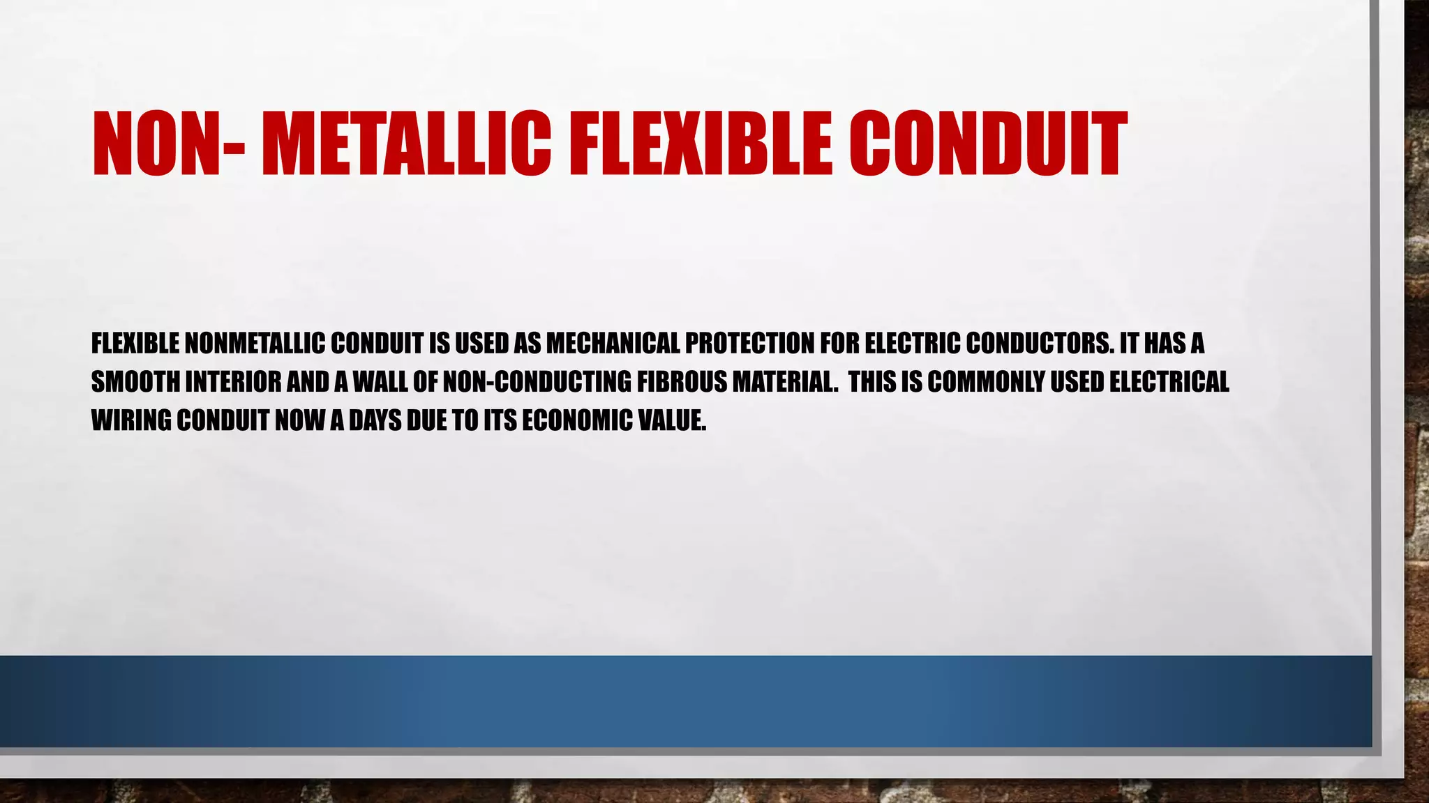 Types of conduits | PPTX