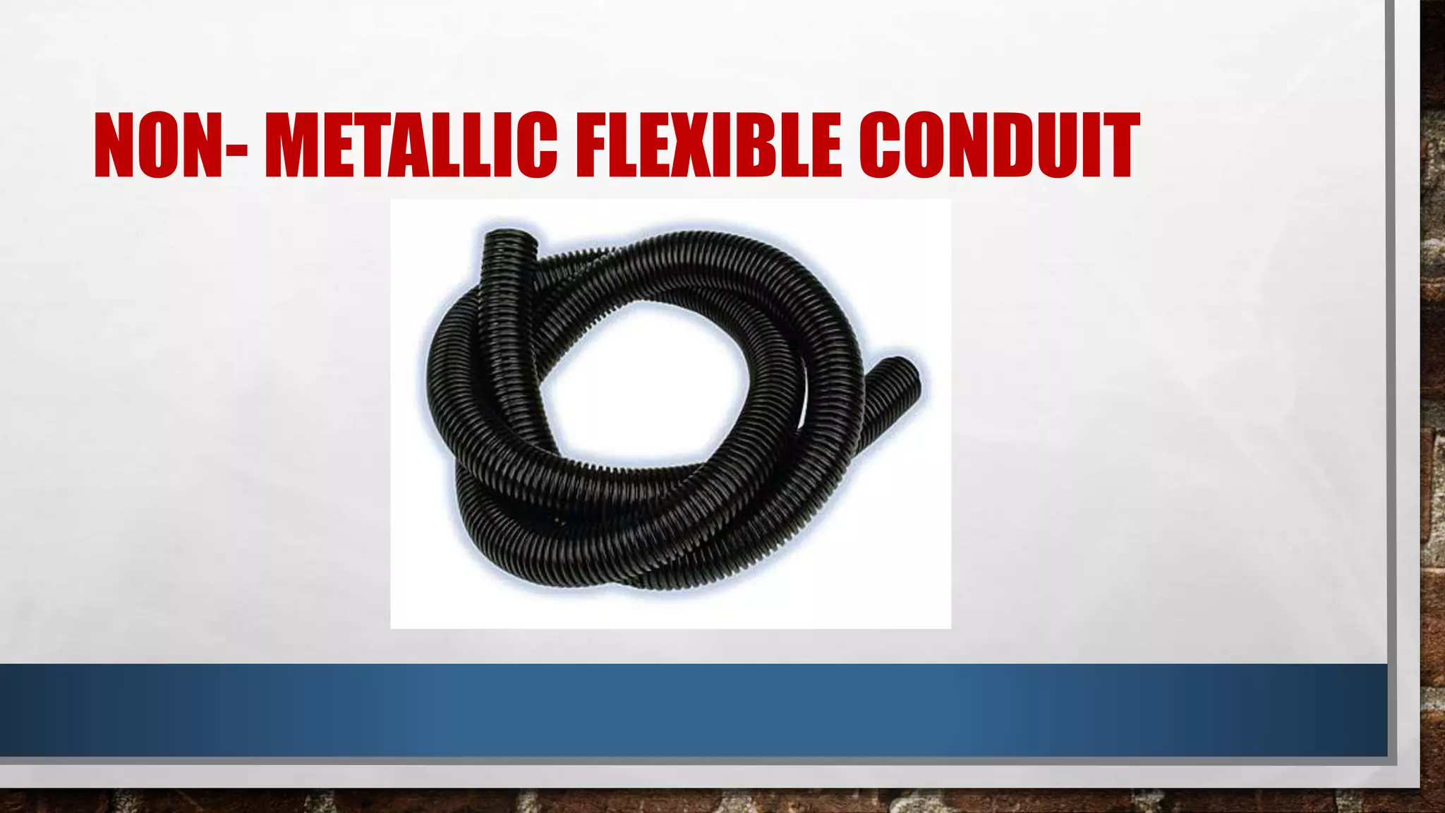 Types of conduits | PPTX