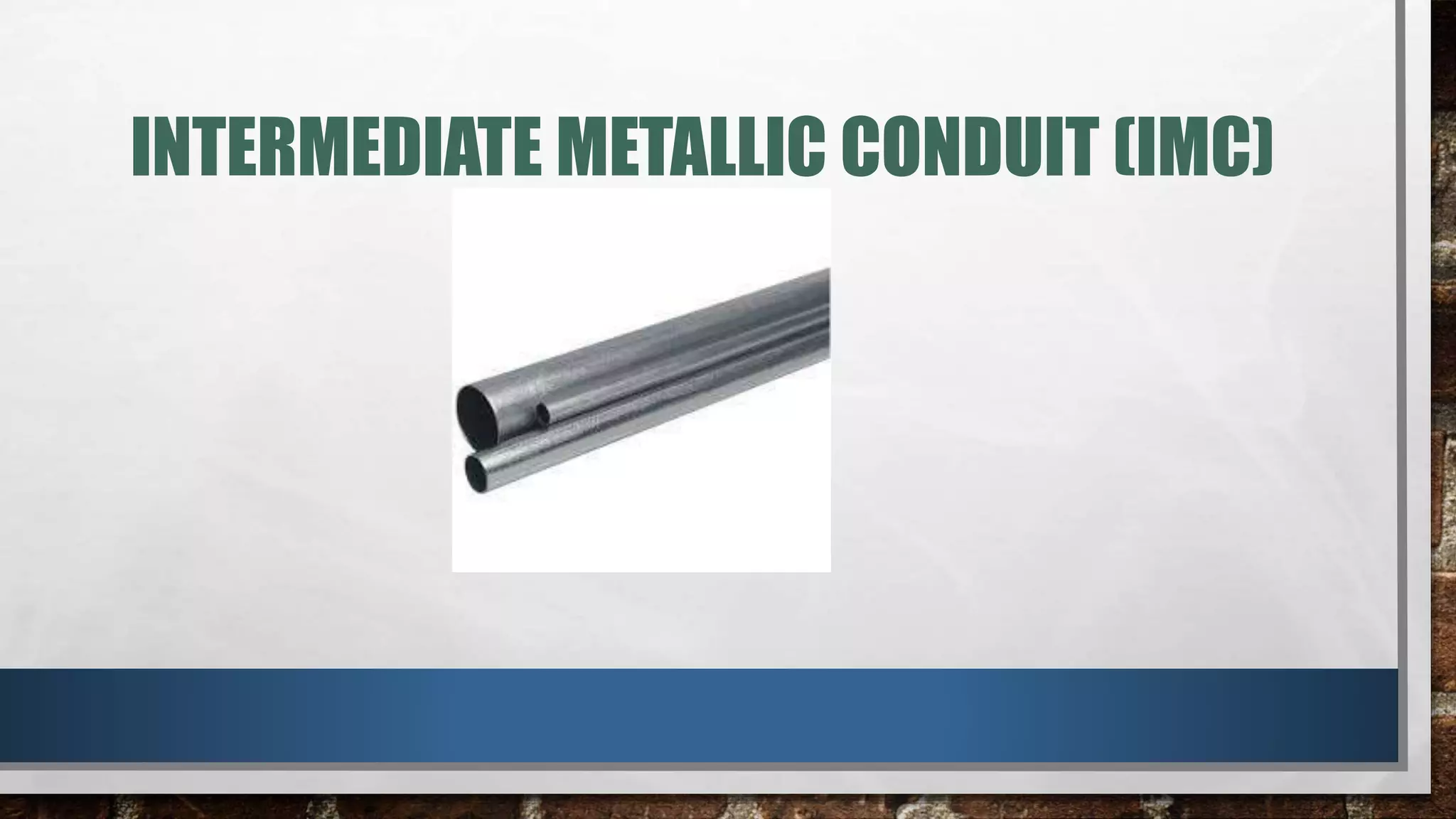 Types of conduits | PPTX