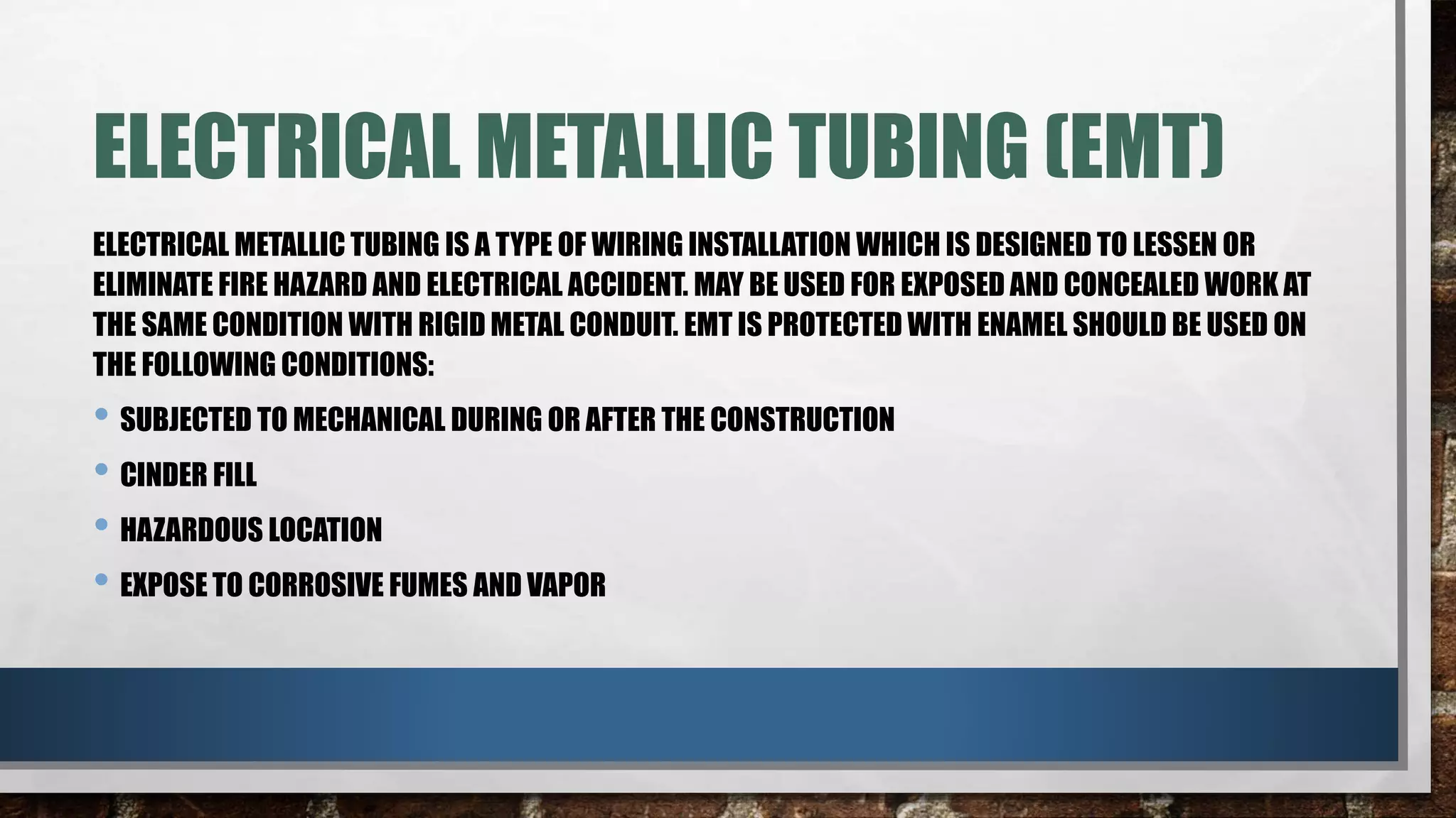 Types of conduits | PPTX