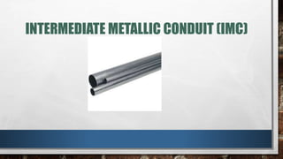 Types of conduits | PPTX