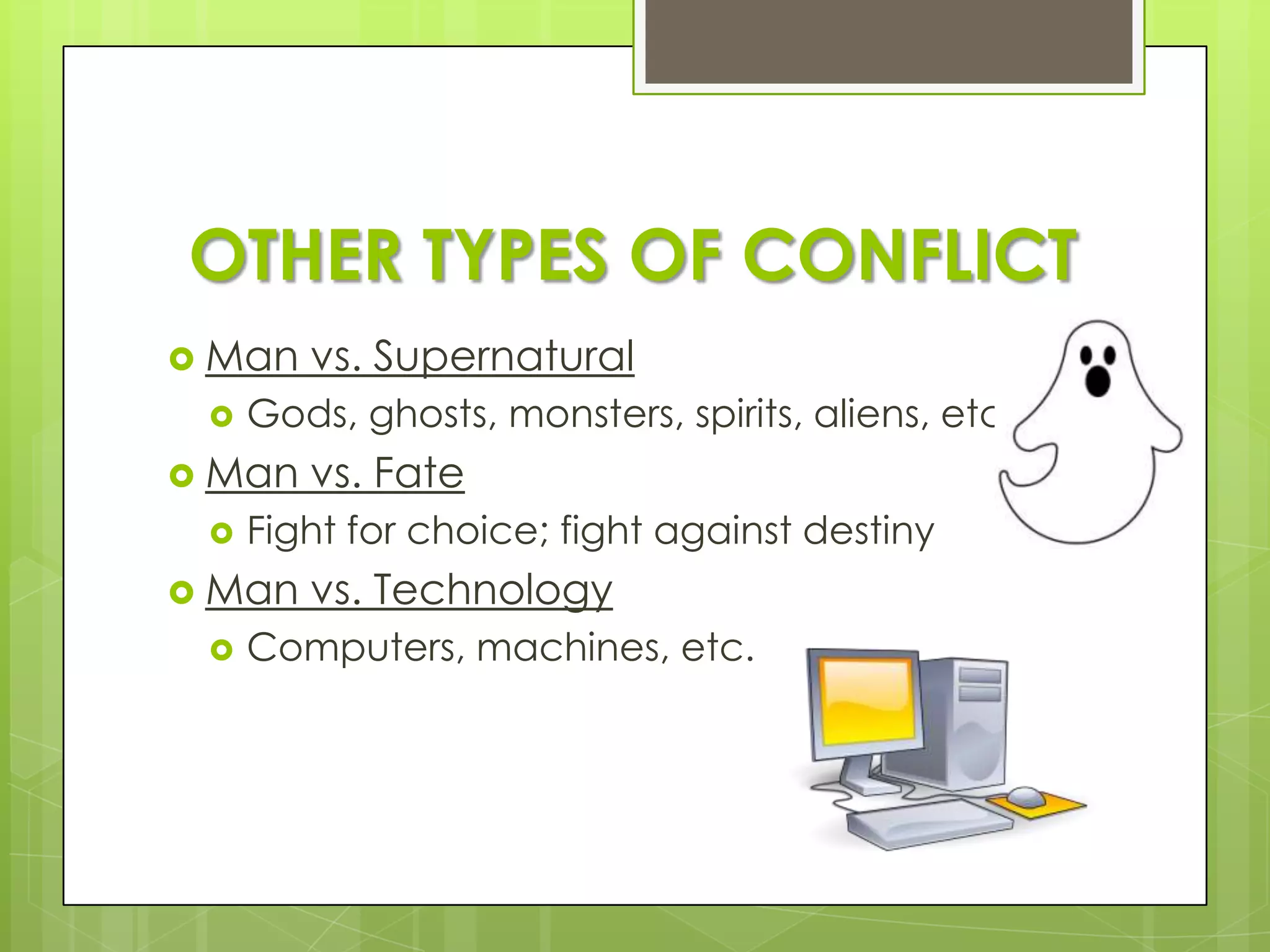 Types of conflict | PPTX