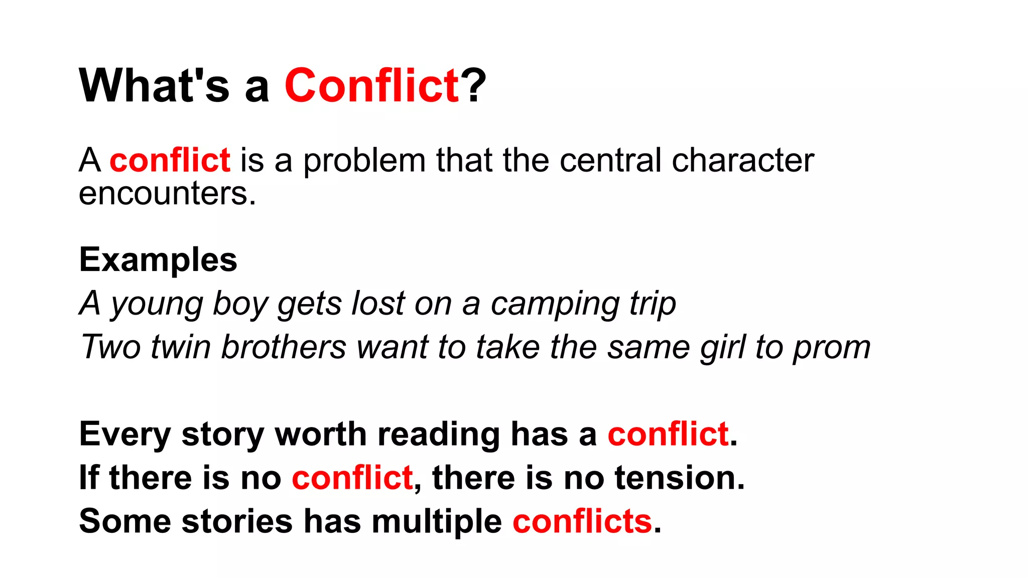 Types of conflict | PPT
