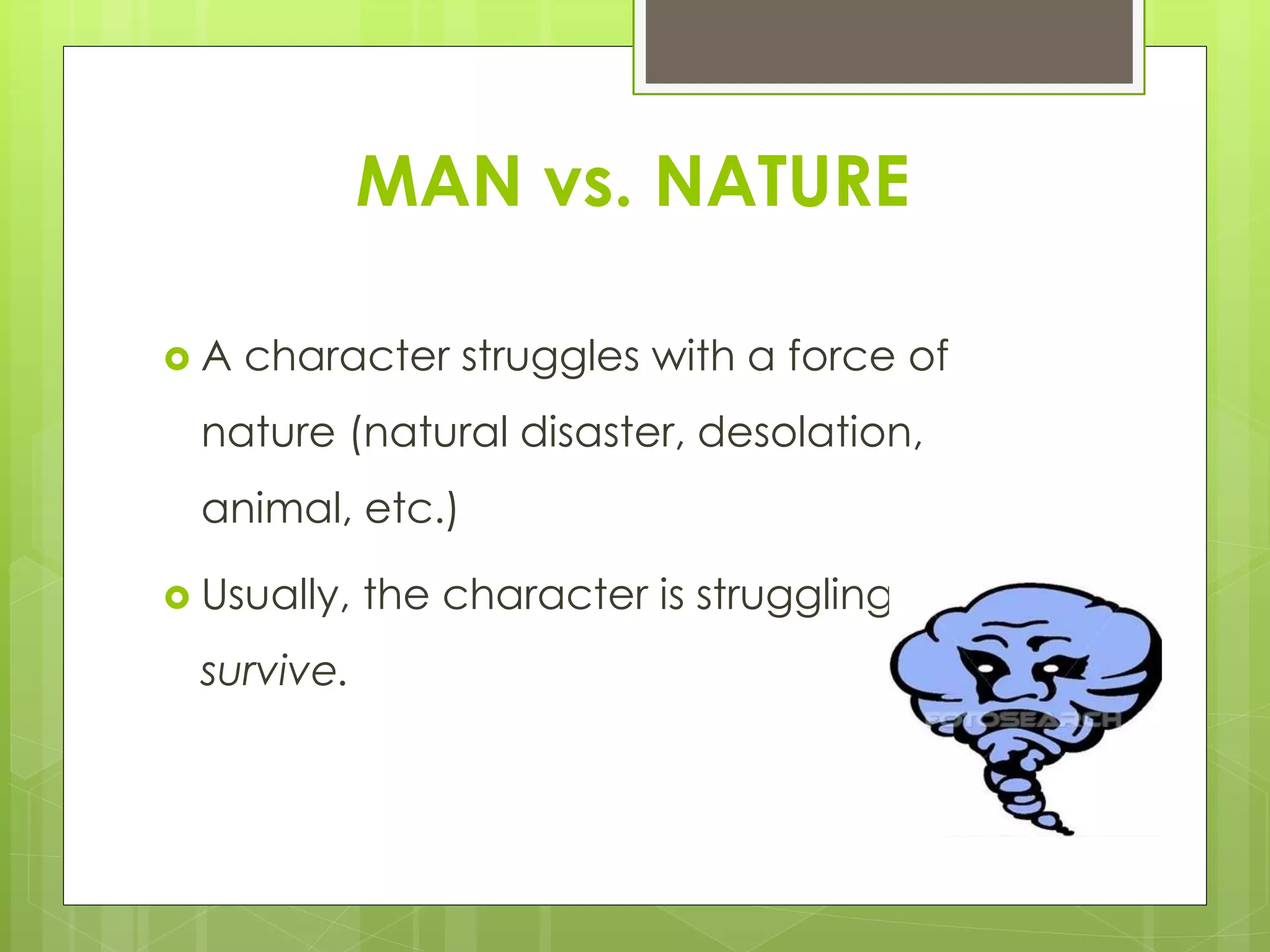 Types of conflict in literature | PPTX