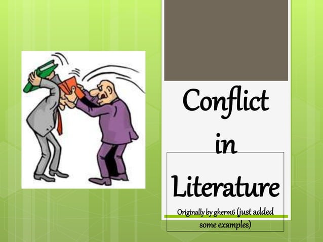 Types of conflict in literature | PPTX | Christianity | Religion ...