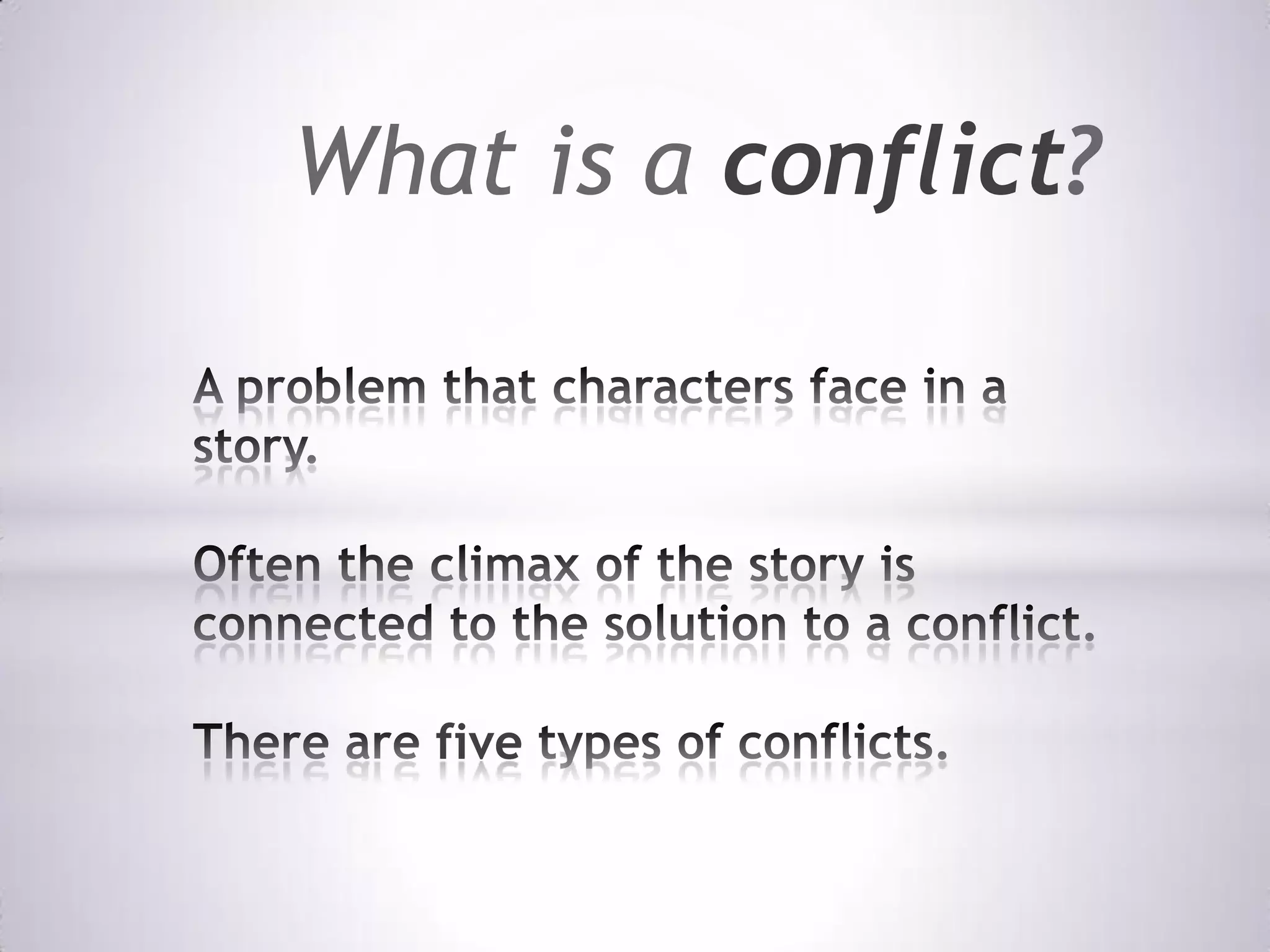 Types of conflicts | PPT