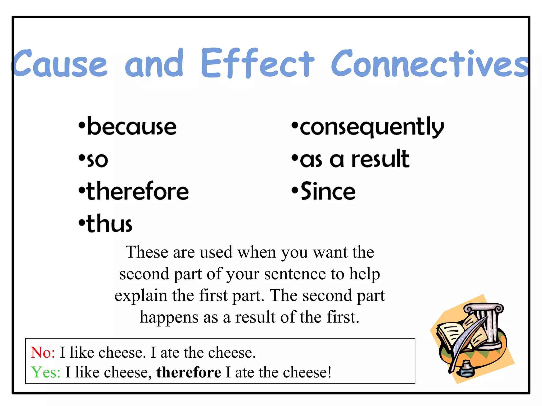 Types of connectives | PPT