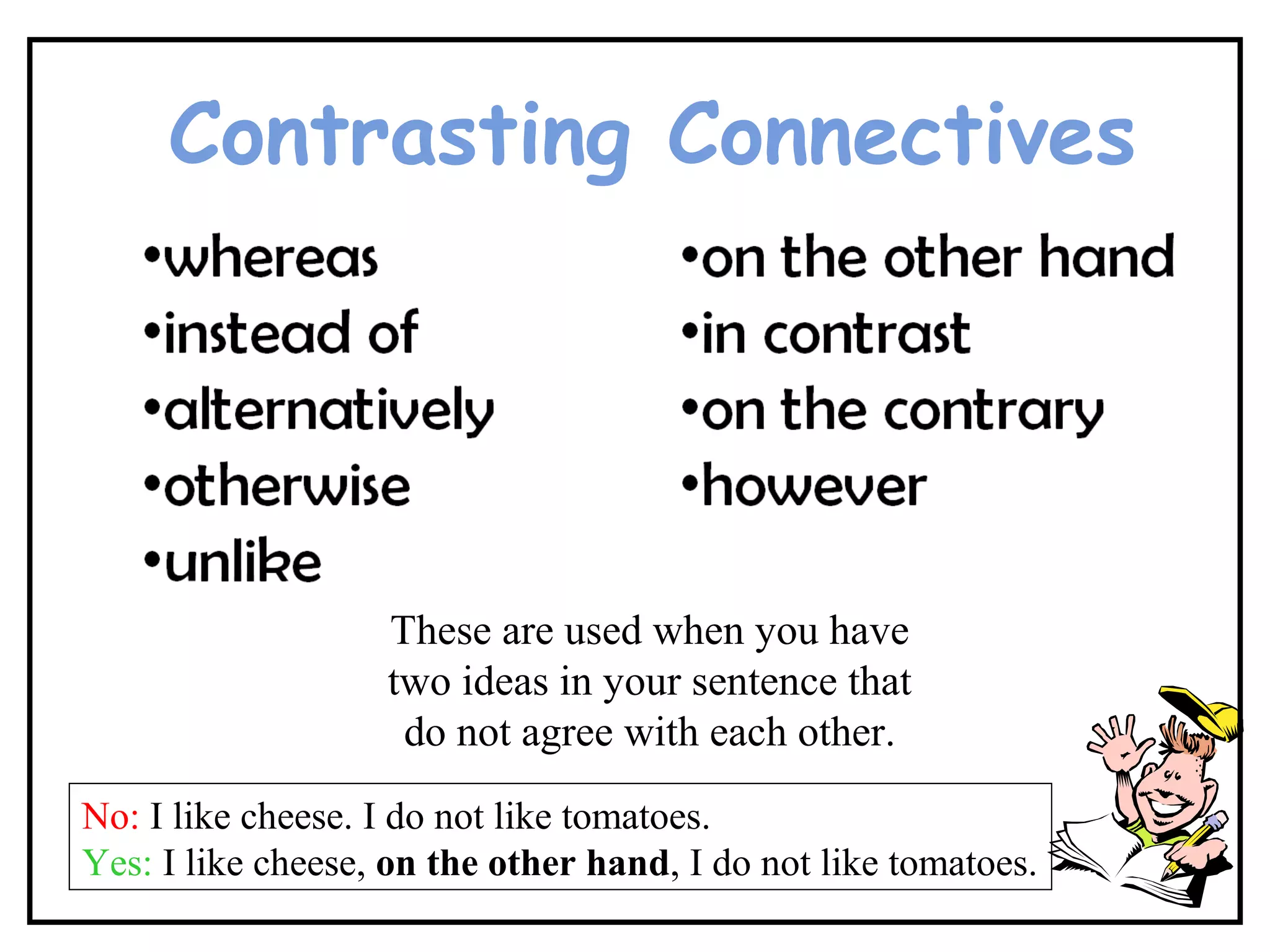 Types of connectives | PPT