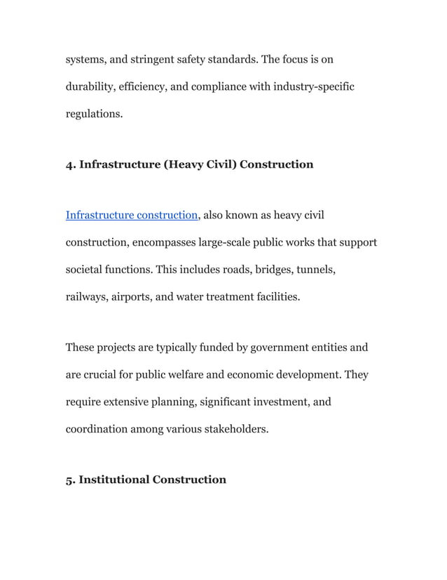Types of Construction Projects & Key Differences | PDF