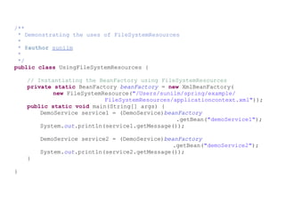 Different Types of Containers in Spring | PPT