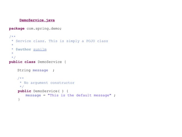 Different Types of Containers in Spring | PPT