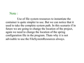 Different Types of Containers in Spring | PPT
