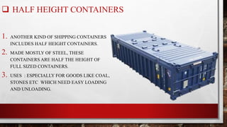 Types of container With all data | PPTX