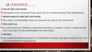 Types of container With all data | PPTX