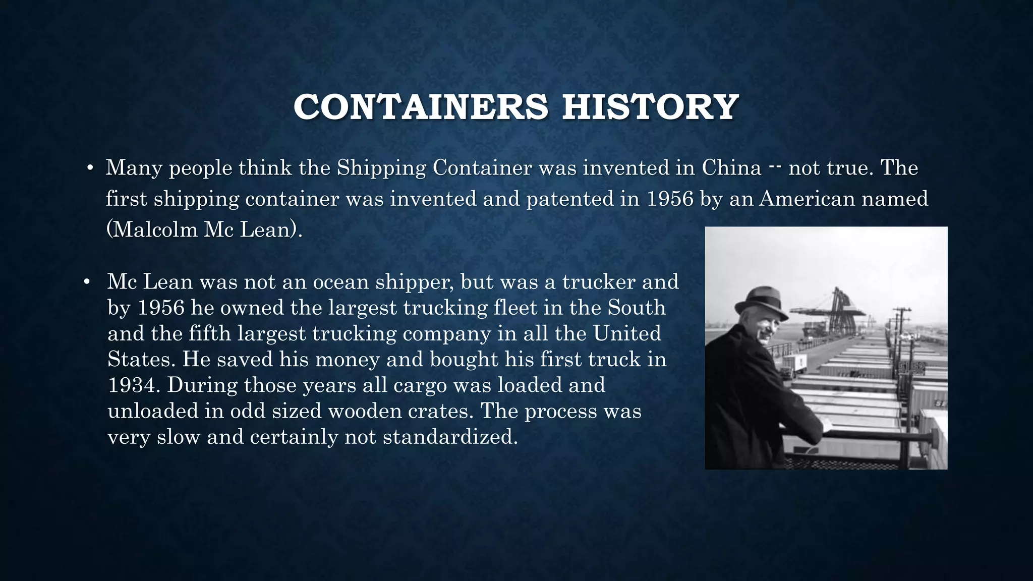 Types of containers | PPTX