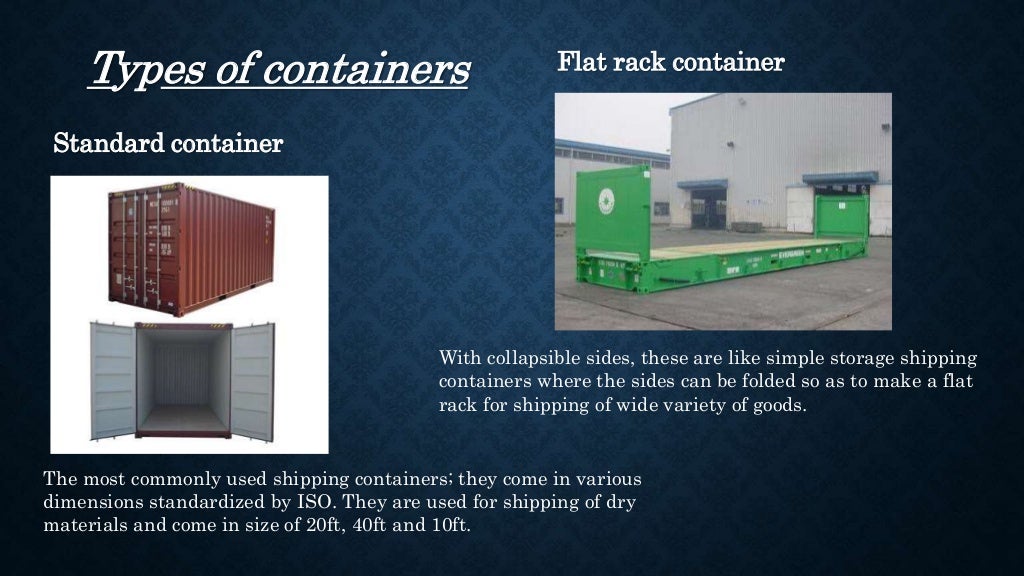 Types of containers