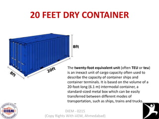 Types of containers | PPTX