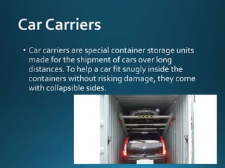 Types of containers | PPTX