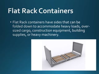 Types of containers | PPTX