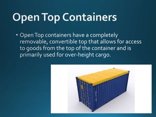 Types of containers | PPTX