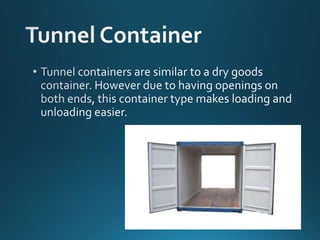 Types of containers | PPTX