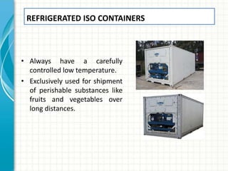Types of containers | PPTX | Logistics and Transportation Industry ...