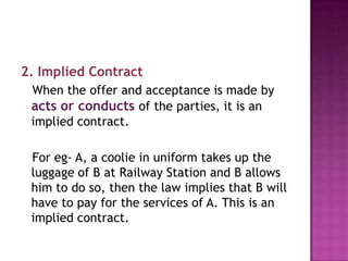 Types of contract | PPTX