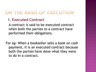 Types of contract | PPTX