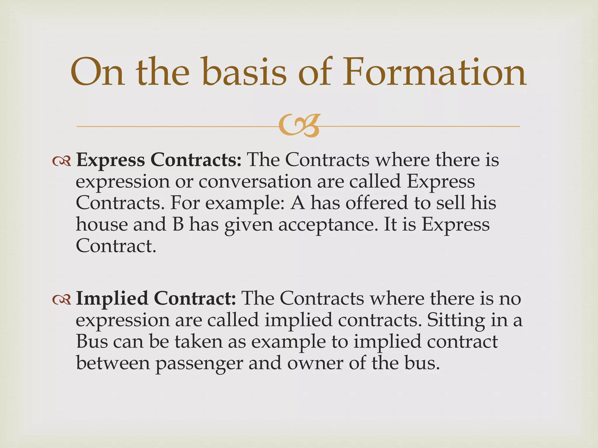 Types of contract | PPTX