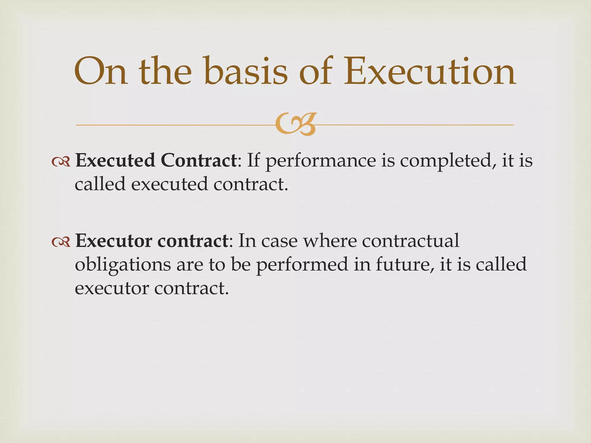 Types of contract | PPTX