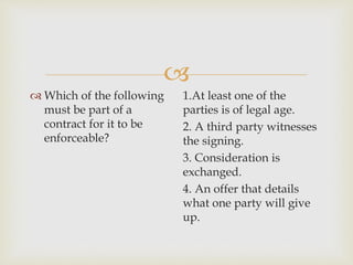 Types of contract | PPTX