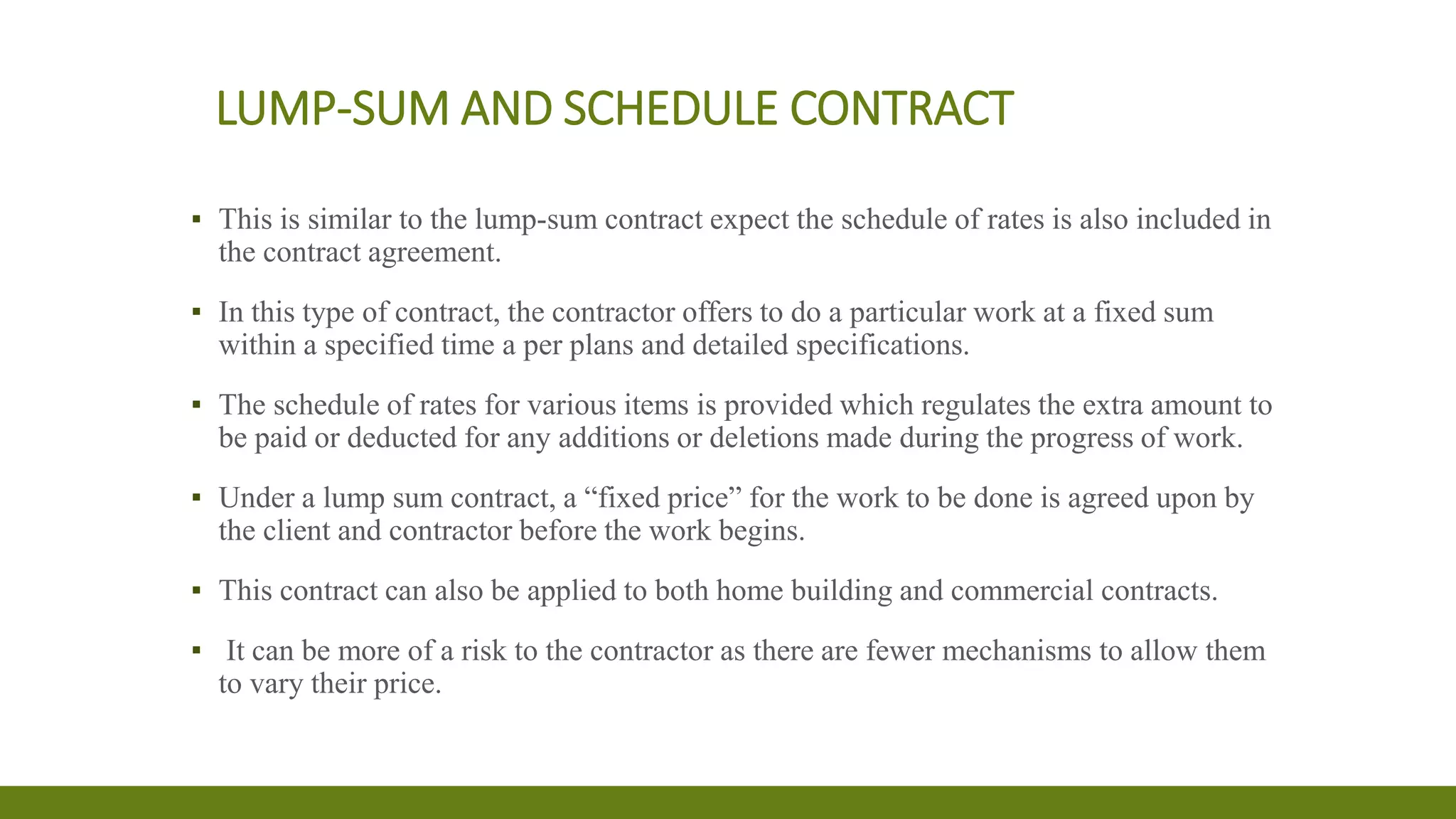 Types of contract | PPTX