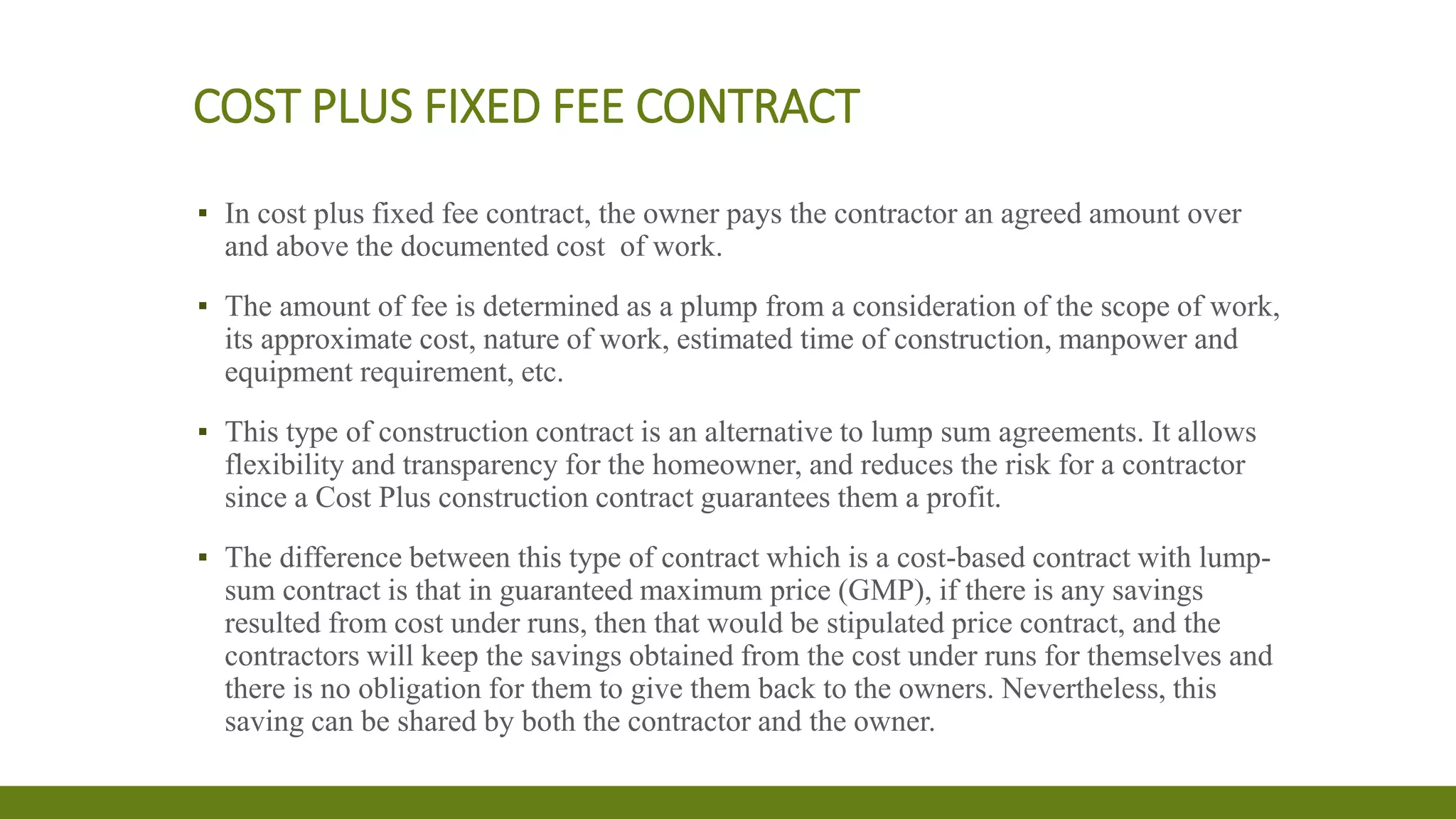 Types of contract | PPTX