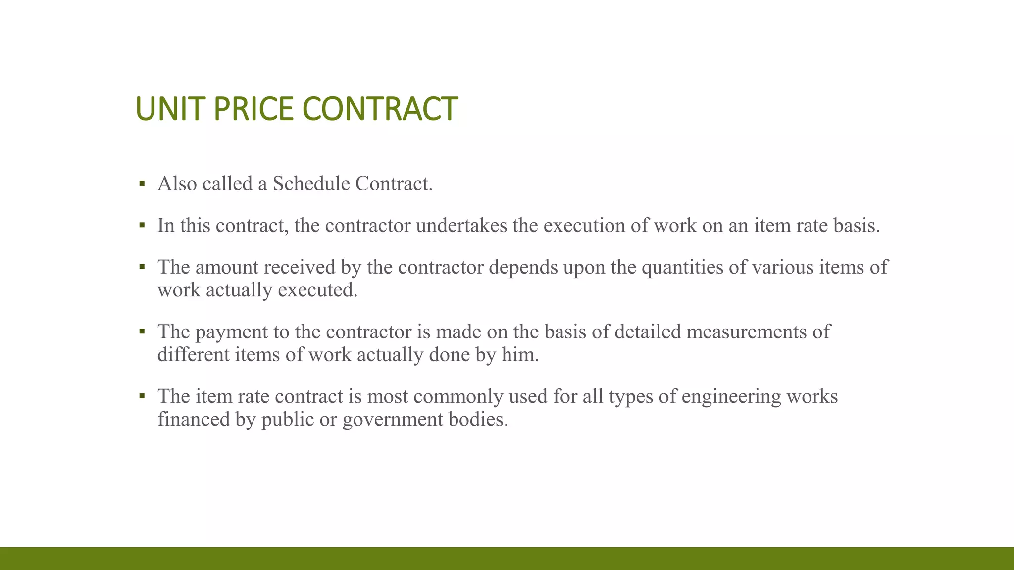 Types of contract | PPTX
